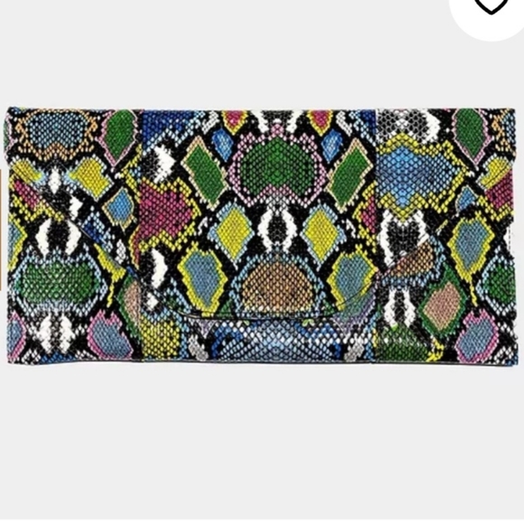 Accessories | Snake Print Clutch | Poshmark